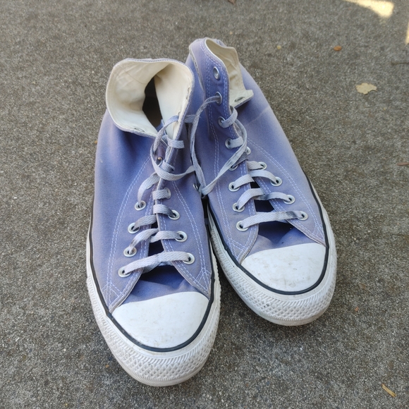 Converse | Shoes | Converse Light Purple Hightop Sneakers | Poshmark